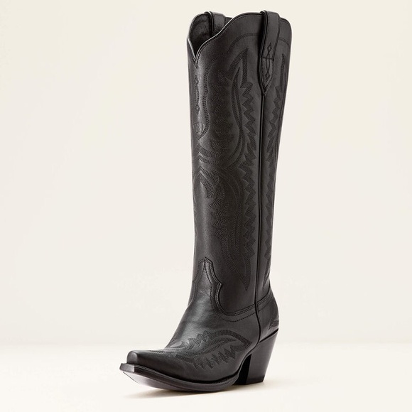 Ariat | Shoes | Ariat Casanova X Toe Obsidian Black Leather Western ...